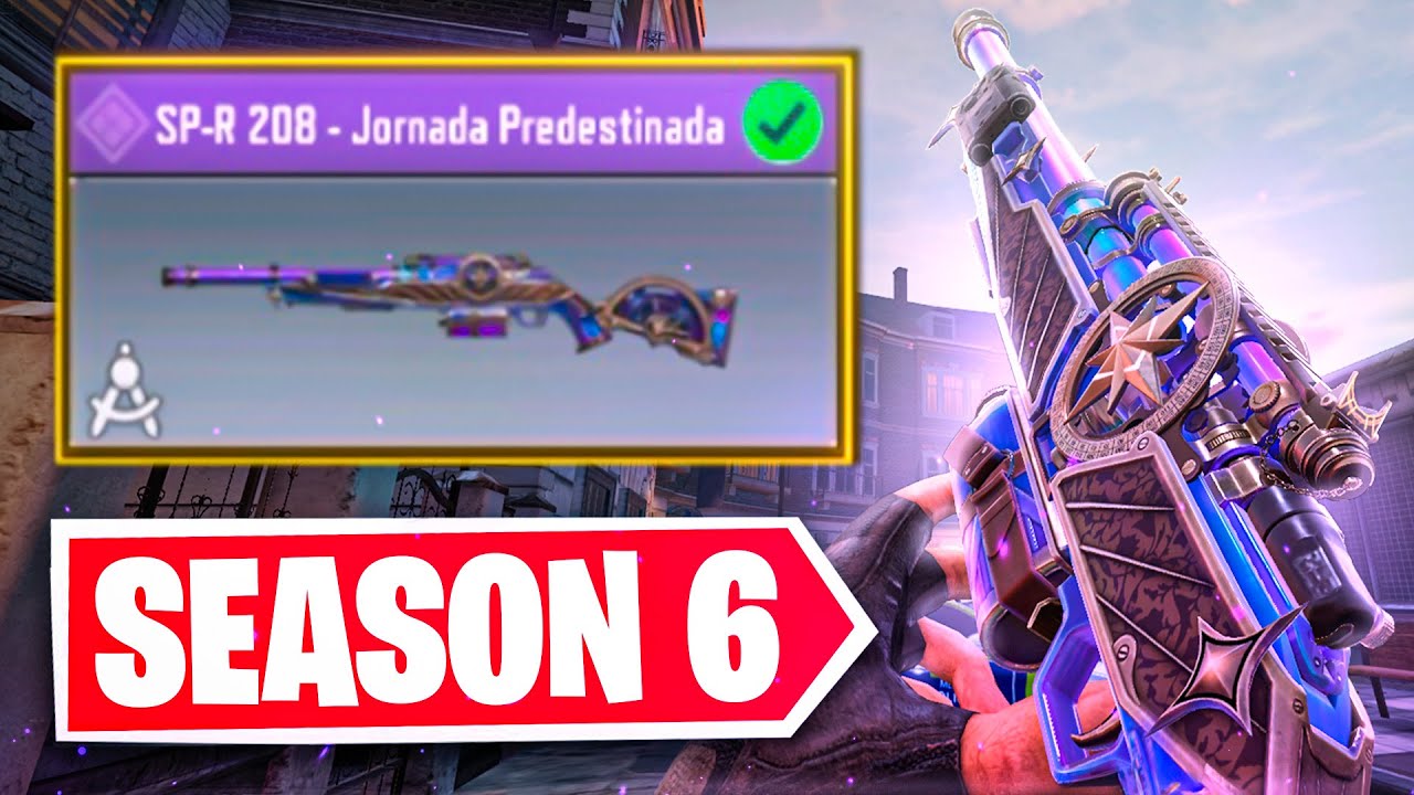 SPR 208 DO PASSE DE BATALHA DA SEASON 6 DO COD MOBILE! (SPR 208 JORNADA ...