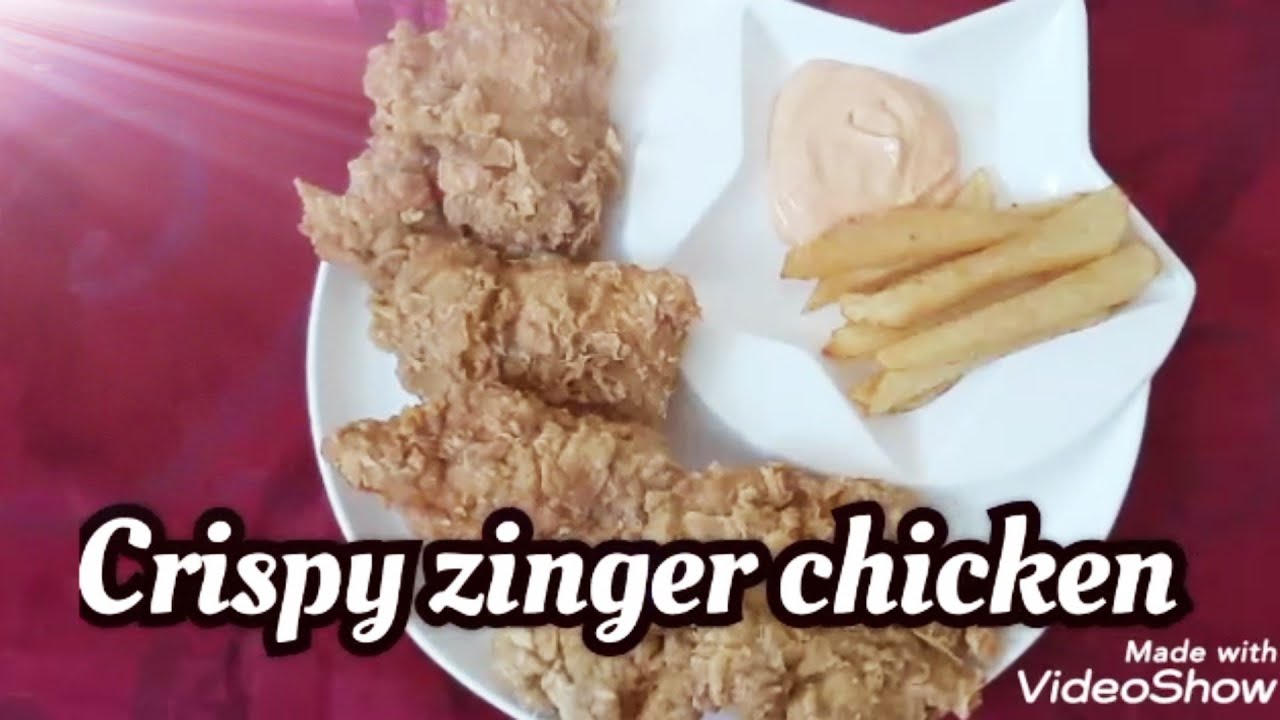 Crispy zinger chicken - YouTube