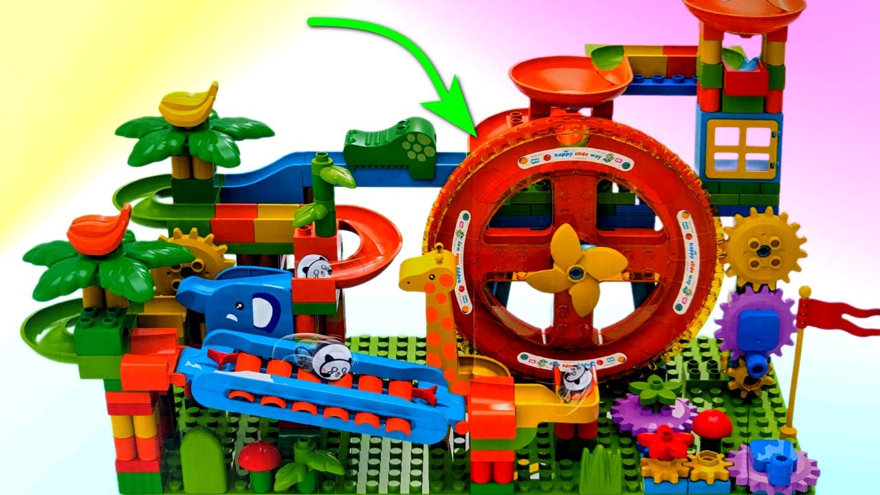 Building Blocks Marble Maze | Learning Video for Kids and Toddlers ...