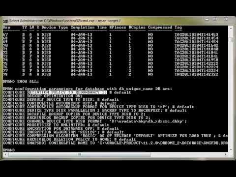 How To Use Configure Command of RMAN part 02 - YouTube