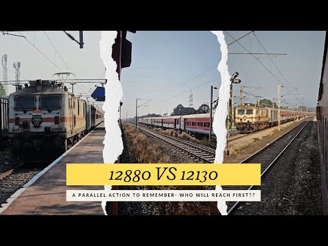 When two trains run in parallel - Magic Moments | Indian Railways ...