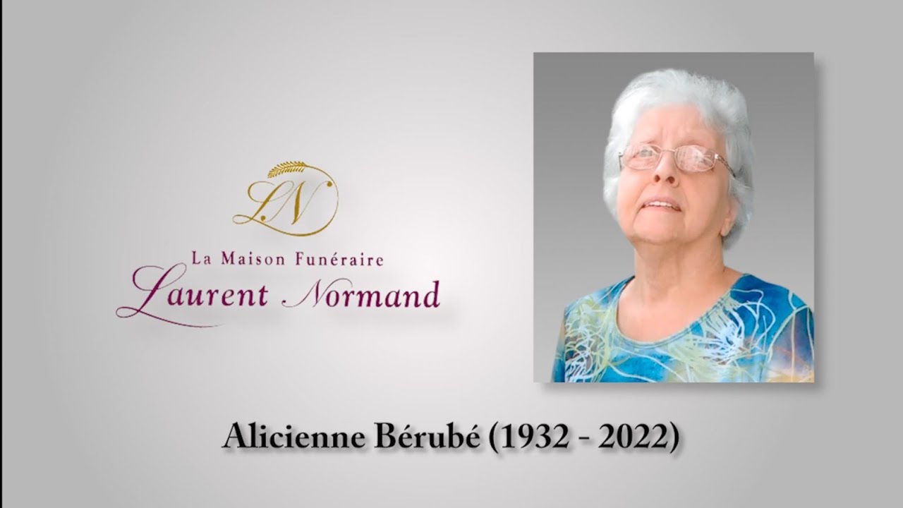 Alicienne Bérubé (1932 - 2022) - YouTube
