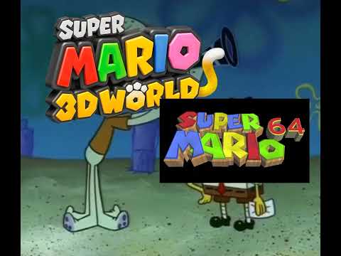 Spongebob Wrong Notes Meme (Super Mario 3D World Vs. Super Mario 64 ...