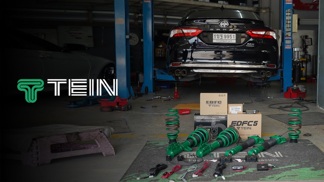 Tein Flex Z + EDFC5 ติดตั้ง Toyota Camry - YouTube