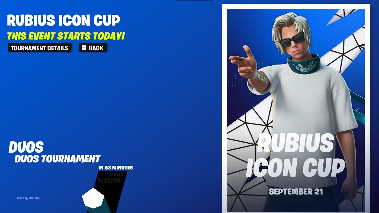 🔴 RUBIUS ICON CUP *TOP 500* (EU) | Fortnite LIVE - YouTube