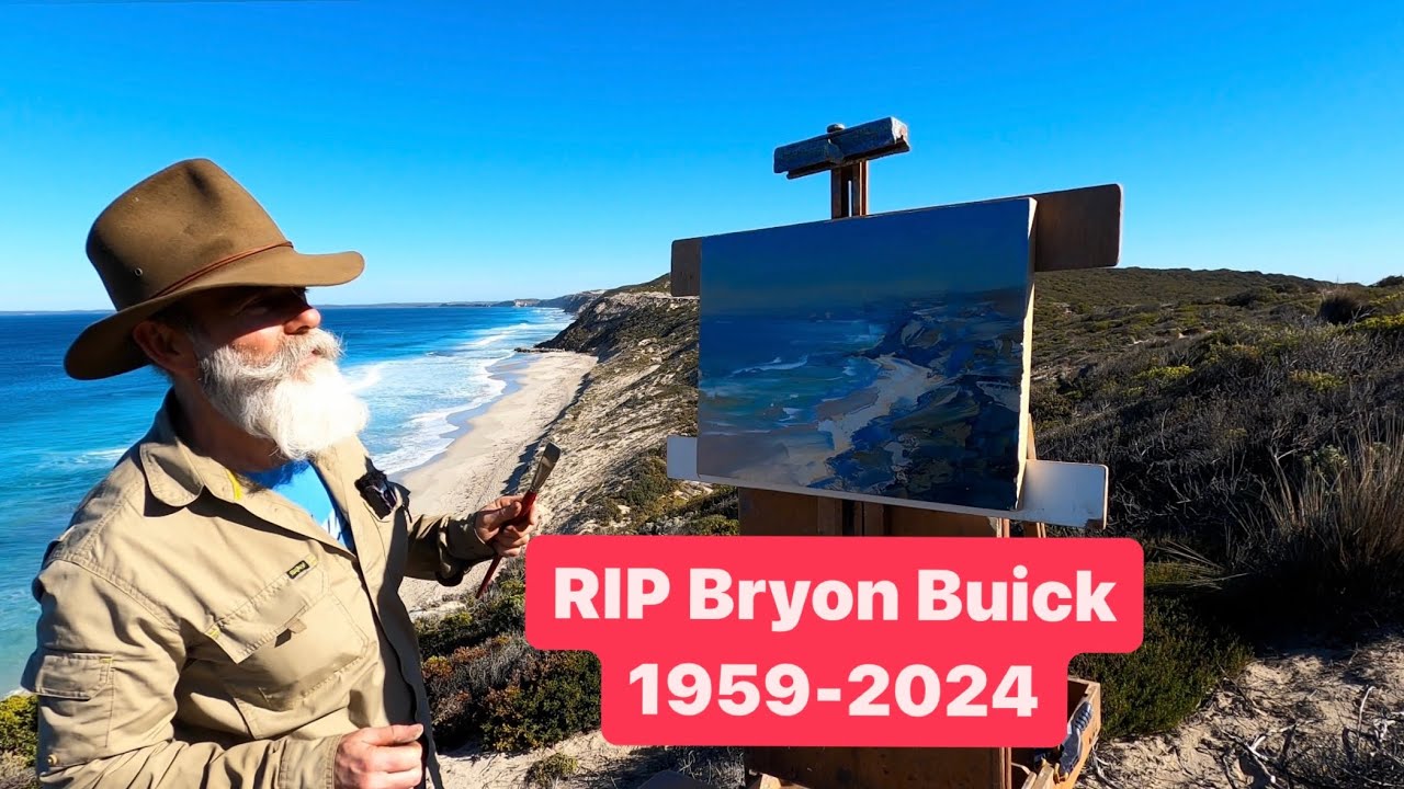 RIP Bryon Buick 1959-2024 Kangaroo Island Seascape Painting - A ...