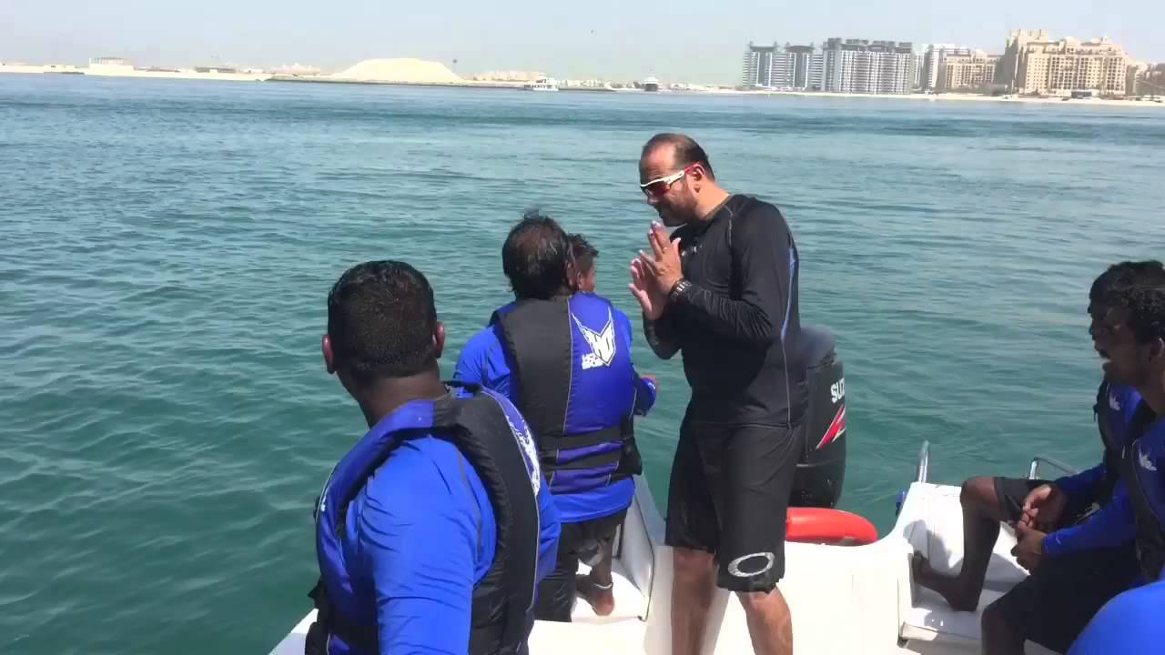 Al boom diving staff training - YouTube