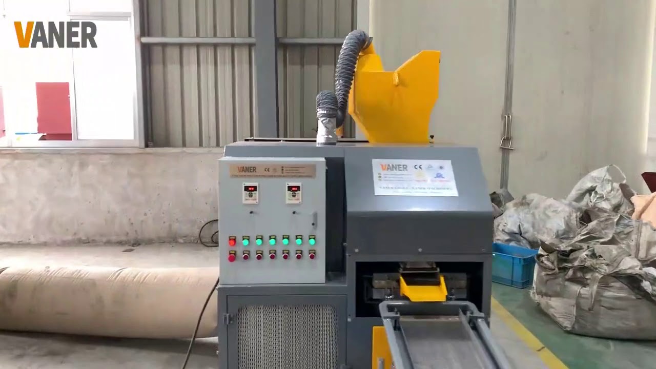 VANER C06 factory supply small mini copper wire cables granulator ...