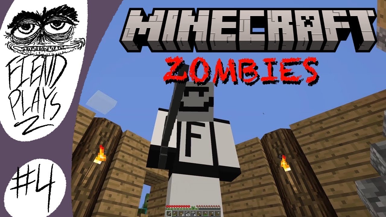 MINECRAFT: ZOMBIES - Cleaving Zombies in Two - YouTube