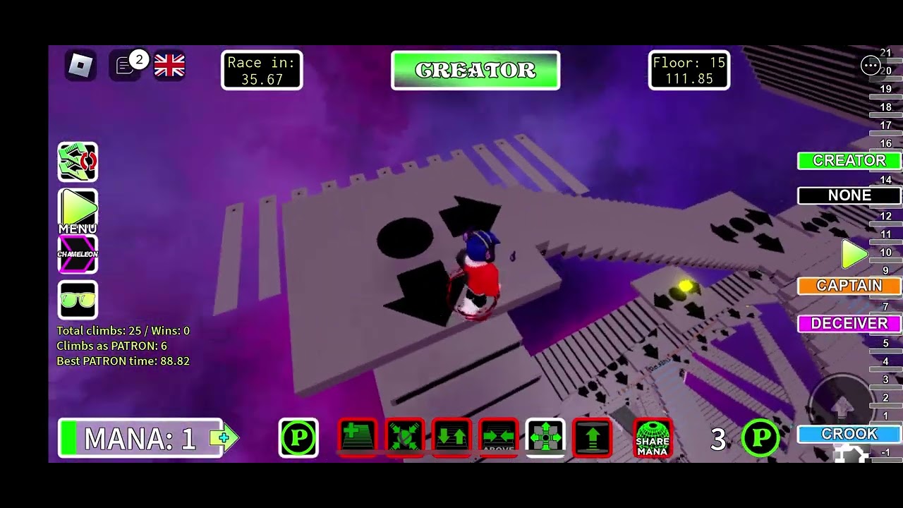 Crazy Stairs Patron Creator - YouTube