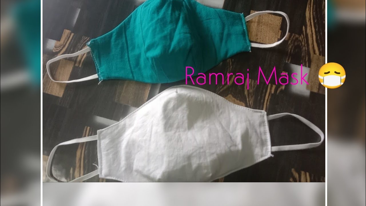 RAMRAJ Cotton mask 😷|| Very Easy Steps || #2 - YouTube