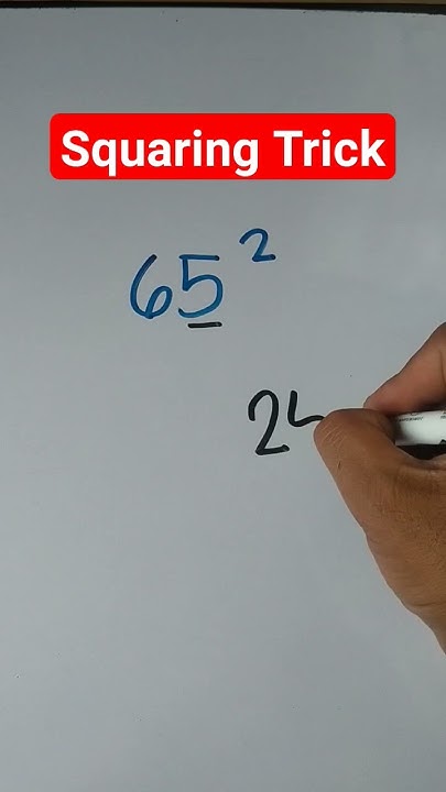 Squaring Number Ending in 5! #math #mathtricks #squaretrick #mathematics #mathlearning - YouTube