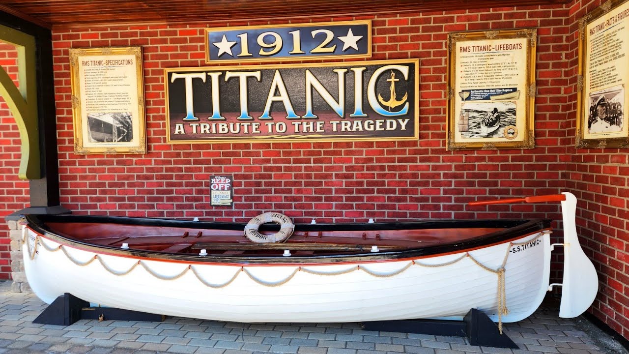 TITANIC MUSEUM Before FLOOD! Artifacts, Clothing & Pieces of the SHIP ...