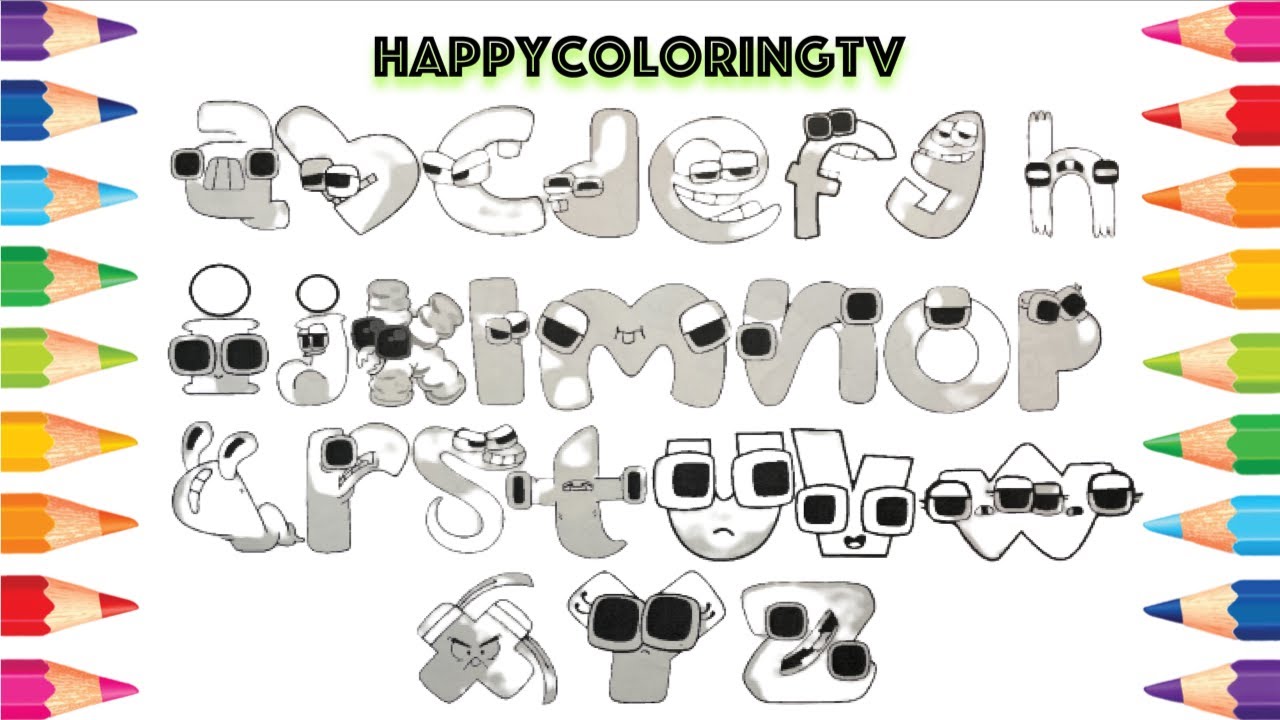 Discover the Hidden Lore Behind Tiny Words! | Coloring with Alphabet ...