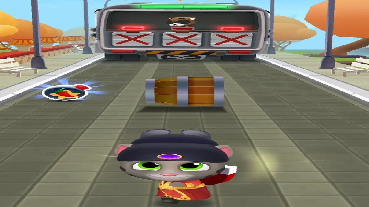 Talking Tom Gold Run Chinese Version Fortune Tom VS Boss Fight Android ...