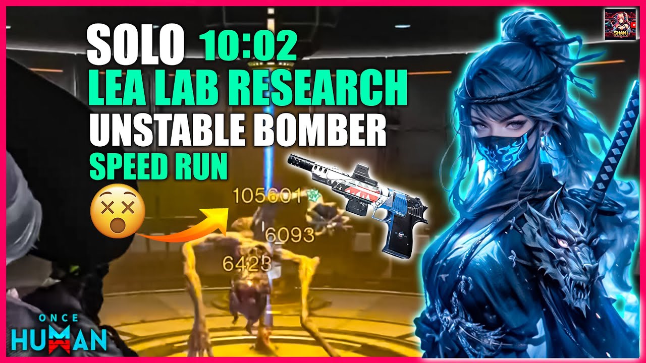 ONCE HUMAN SOLO LEA RESREACH LAB DE 50 JAWS BUILD CRIT HIT 100K 🤬 ...