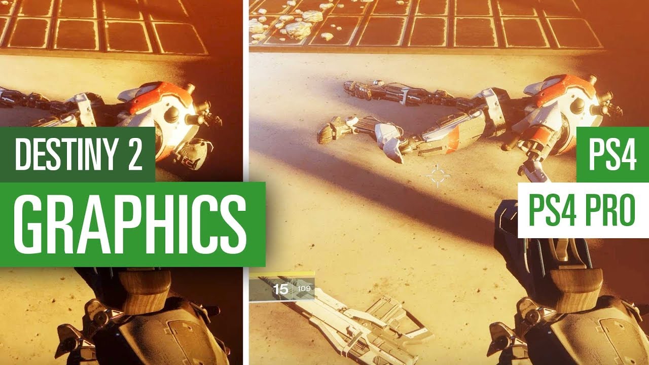 Destiny 2 - PS4 vs. PS4 Pro / Graphics comparison / Grafikvergleich ...