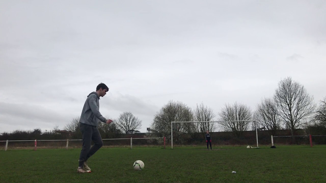 close range shooting :left (weak foot)- Football - YouTube