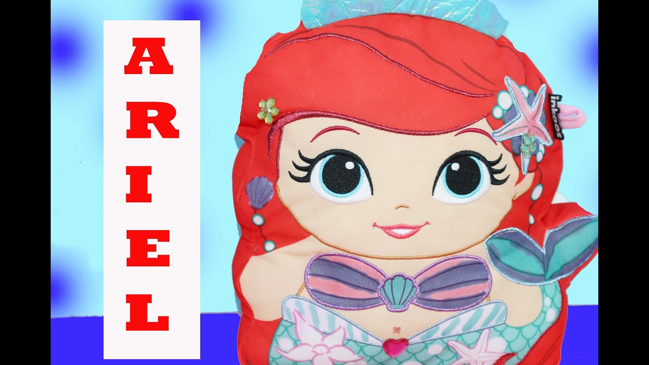 Disney Ariel Mermaid Princess DIY Craft Pillow Color Change - YouTube