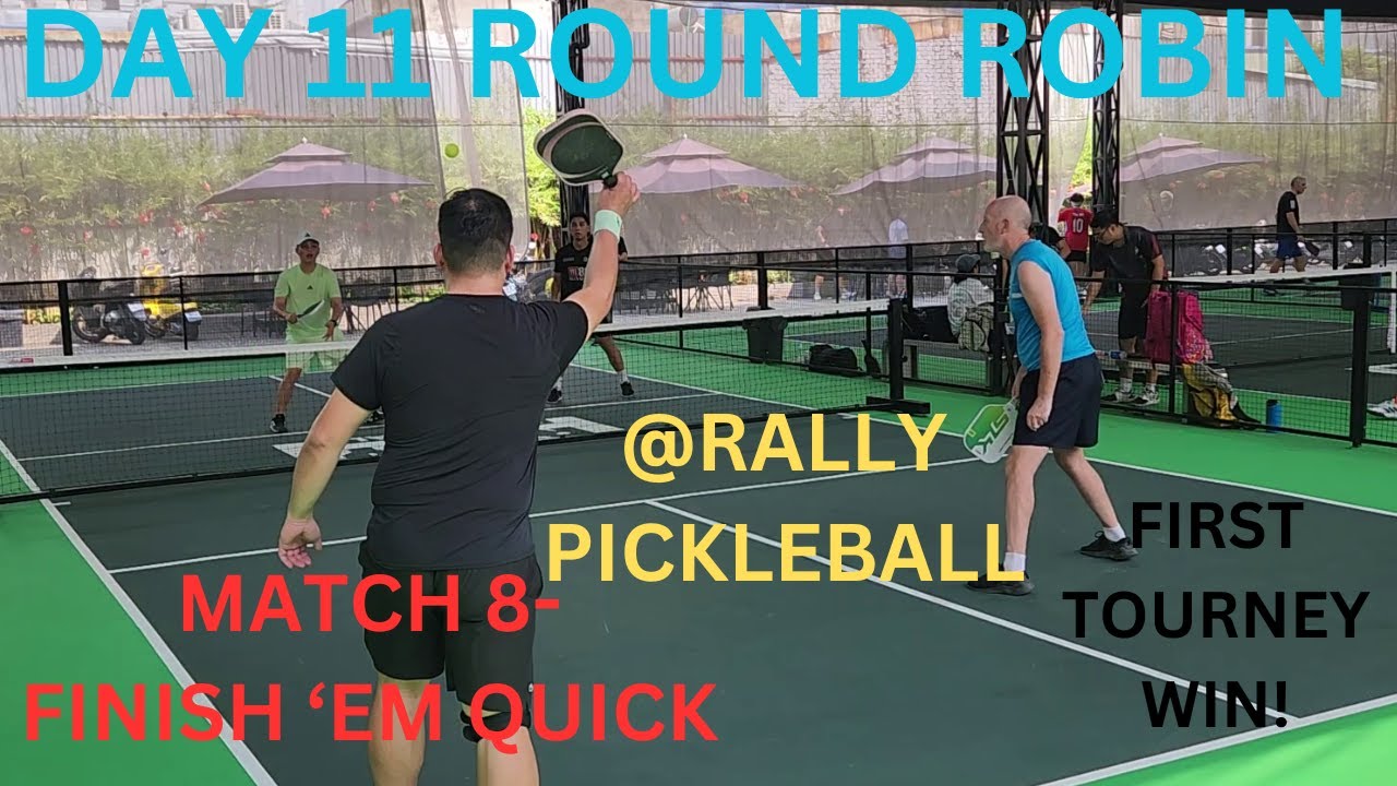 2.5 DUPR Rotating Partner Tournament 🏆 Rd8 | Craig+Luan vs Hoang+Henri ...