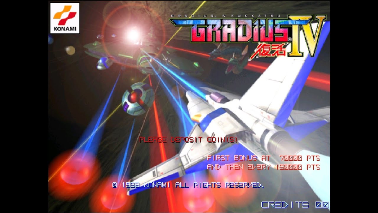 GRADIUS IV グラディウスIV 復活 003 SELECT BGM (arcade game music) - YouTube