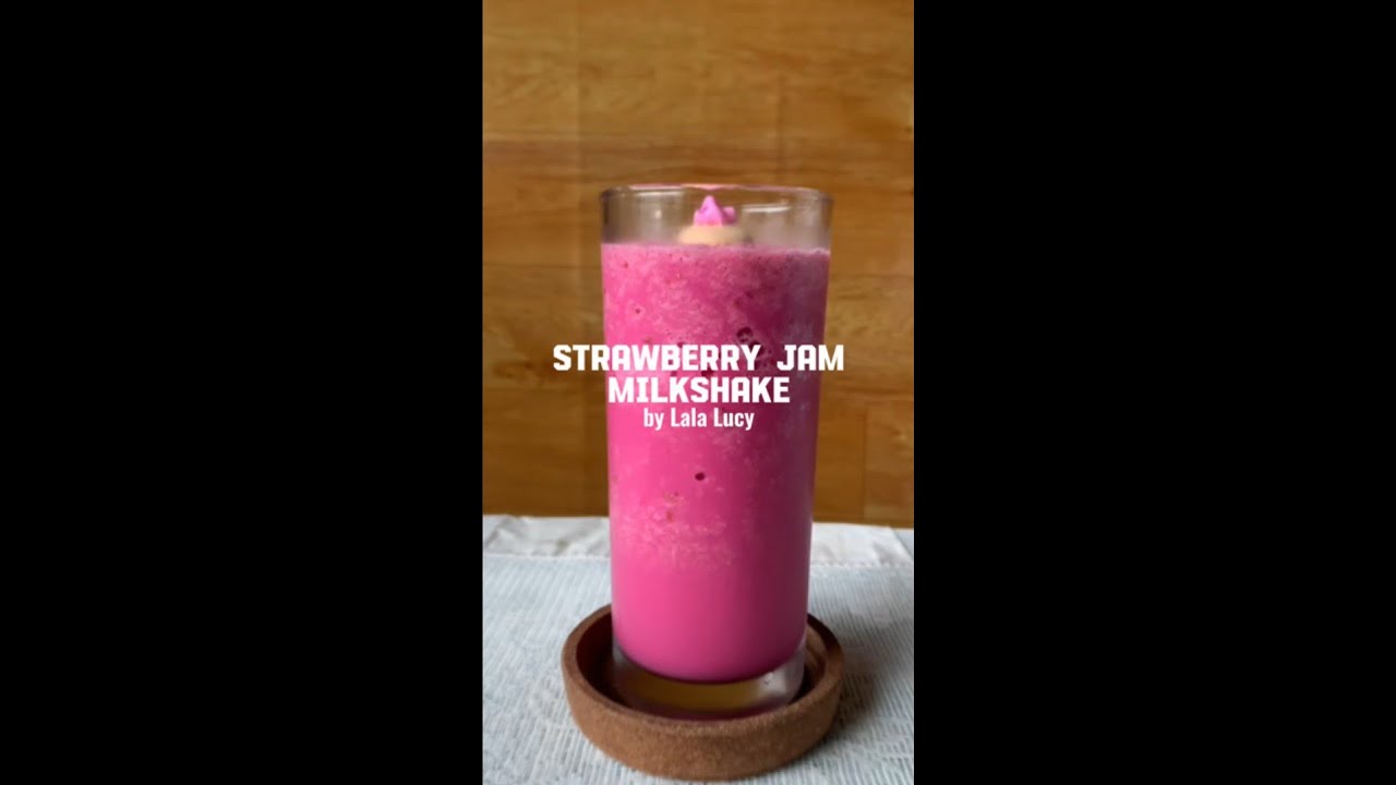 Strawbberry Jam Milkshake | Lala Lucy - YouTube