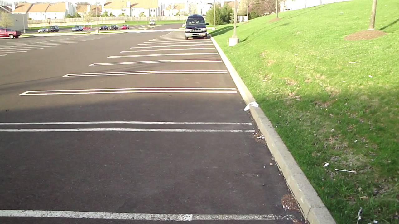 U-Haul 6X12' trailer straight line backing - YouTube