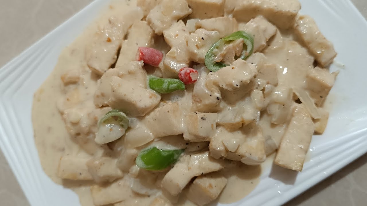 Creamy Tokwa#delicious #affordable #tofu #simple #cooking - YouTube