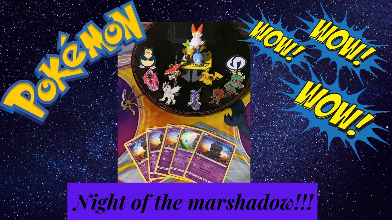 Night Of the Marshadow!!! Shiny Legends!! Pokémon Card Opening's - YouTube