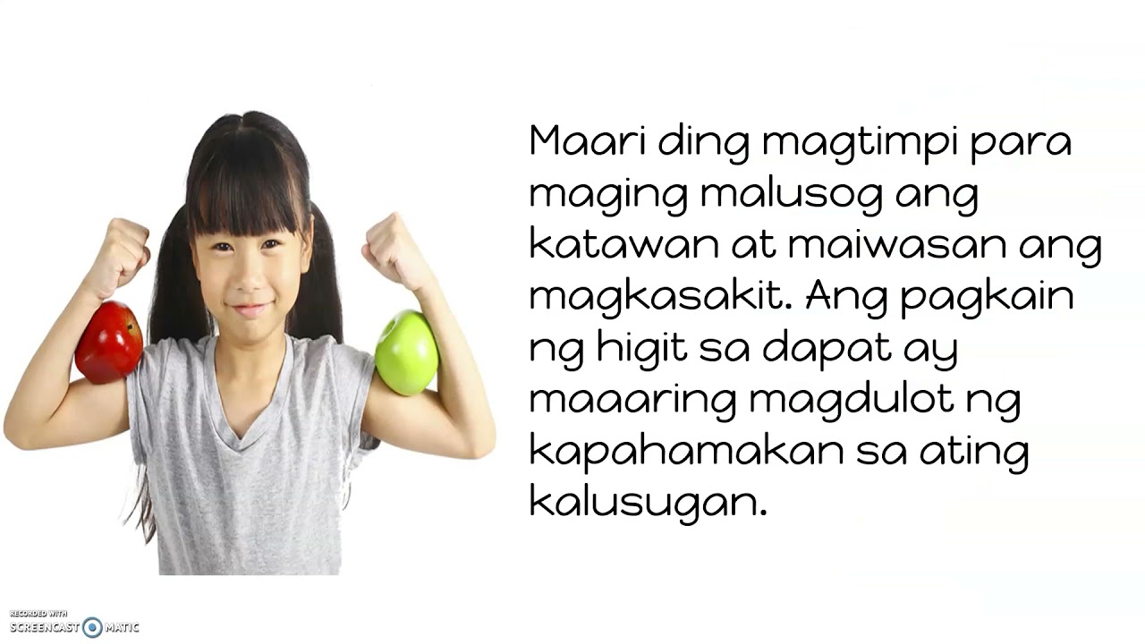 EsP 4 Aralin 5: Pagtitimpi sa Sarili - YouTube