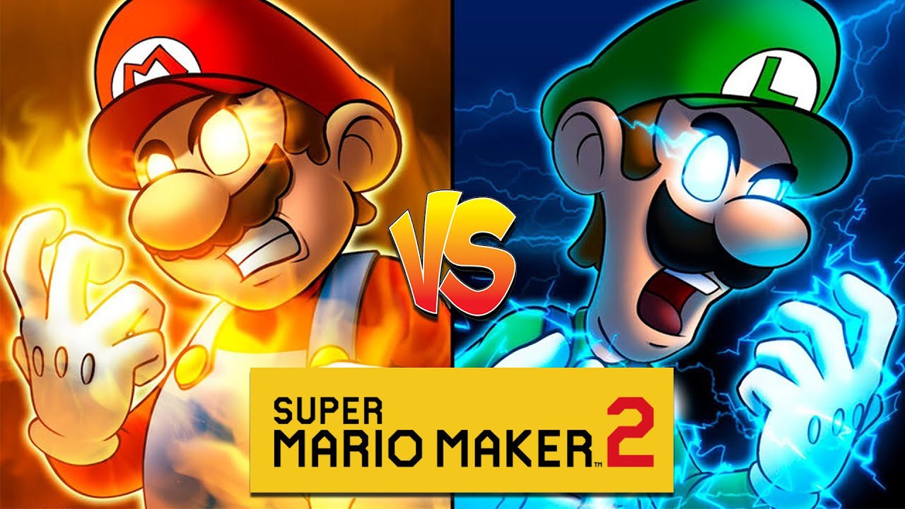 MARIO VS LUIGI - Super Mario Maker 2 (Nintendo Switch) - YouTube