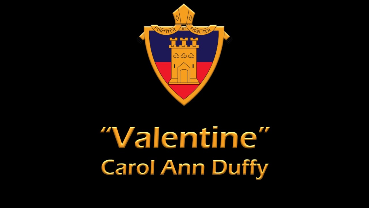 "Valentine" by Carol Ann Duffy - YouTube