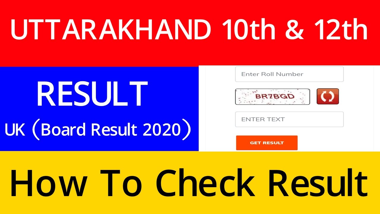 Uk Board 10th & 12th Result 2020 | UK Board Result 2020 Date: 10th ...