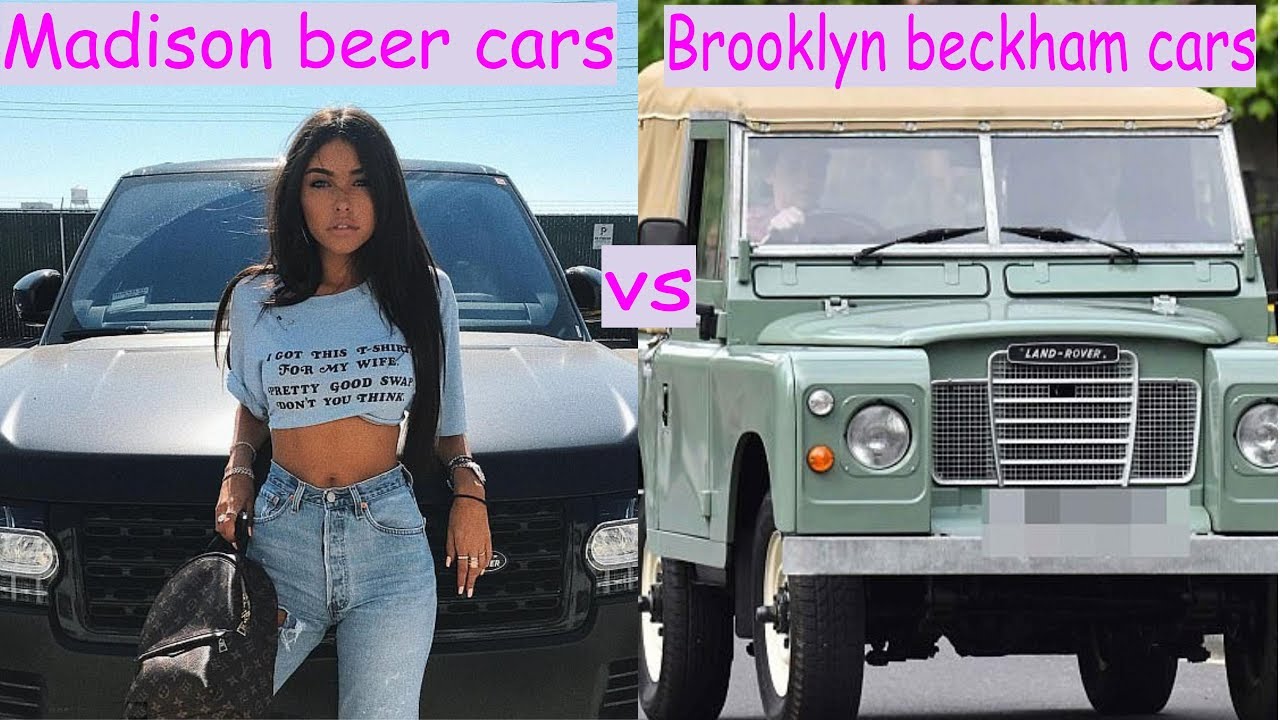 Madison beer cars vs Brooklyn beckham cars (2018) - YouTube
