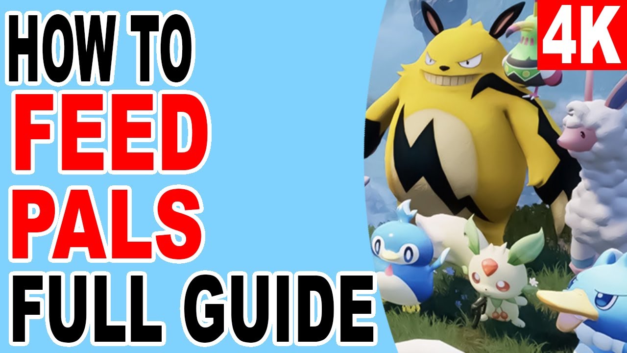 How to Feed Your Pals - Make Your Pals Eat - Palworld - YouTube