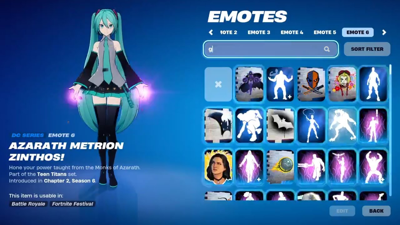Fortnite x Hatsune Miku Skin Showcase - YouTube