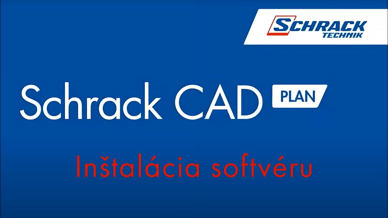 Schrack CAD - inštalácia softvéru - YouTube