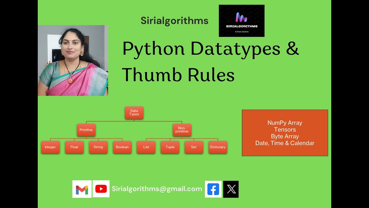9. Datatypes and thumb rules - YouTube
