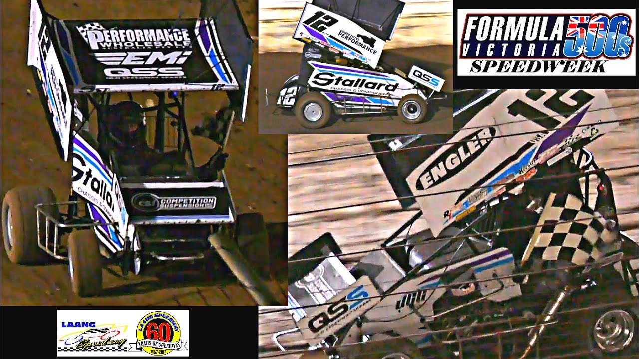 Formula 500 A-Main Final Speedweek Laang Speedway 4-1-2018 - YouTube