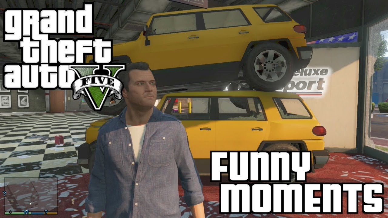 GTA 5 Funny Moments (Rescue Fail/Humping Cars/Sneak Attack) - YouTube