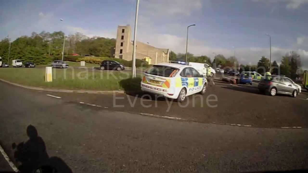 Motorcycle Accident - 13th May 2013 - A57 Sheffield - YouTube