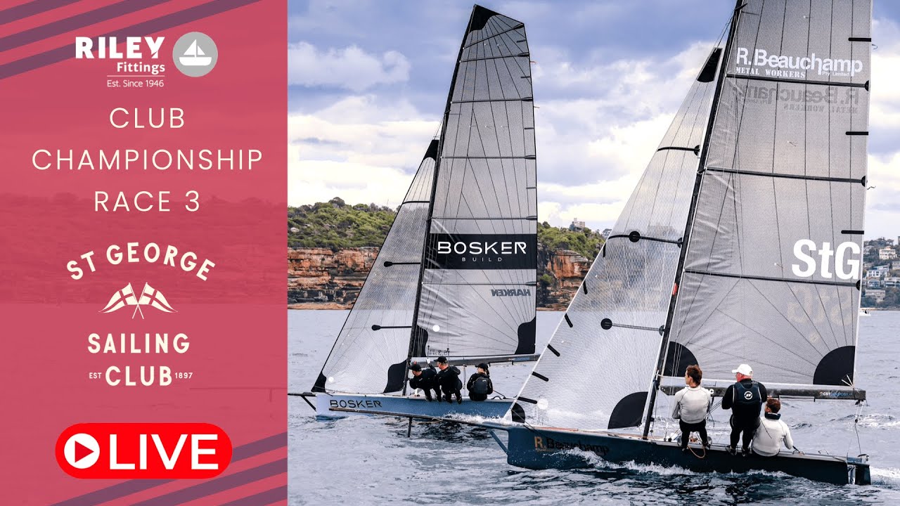 RILEY FITTINGS ST GEORGE SAILING CLUB CHAMPIONSHIP RACE 3 - YouTube