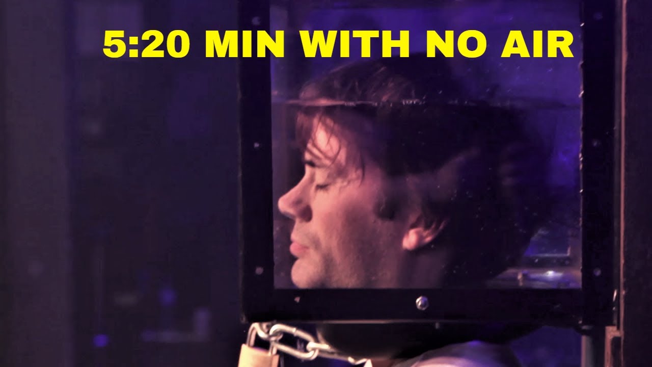 LOCKED UP IN WATER CUBE FOR OVER 5 MINUTES - Christian Wedoy