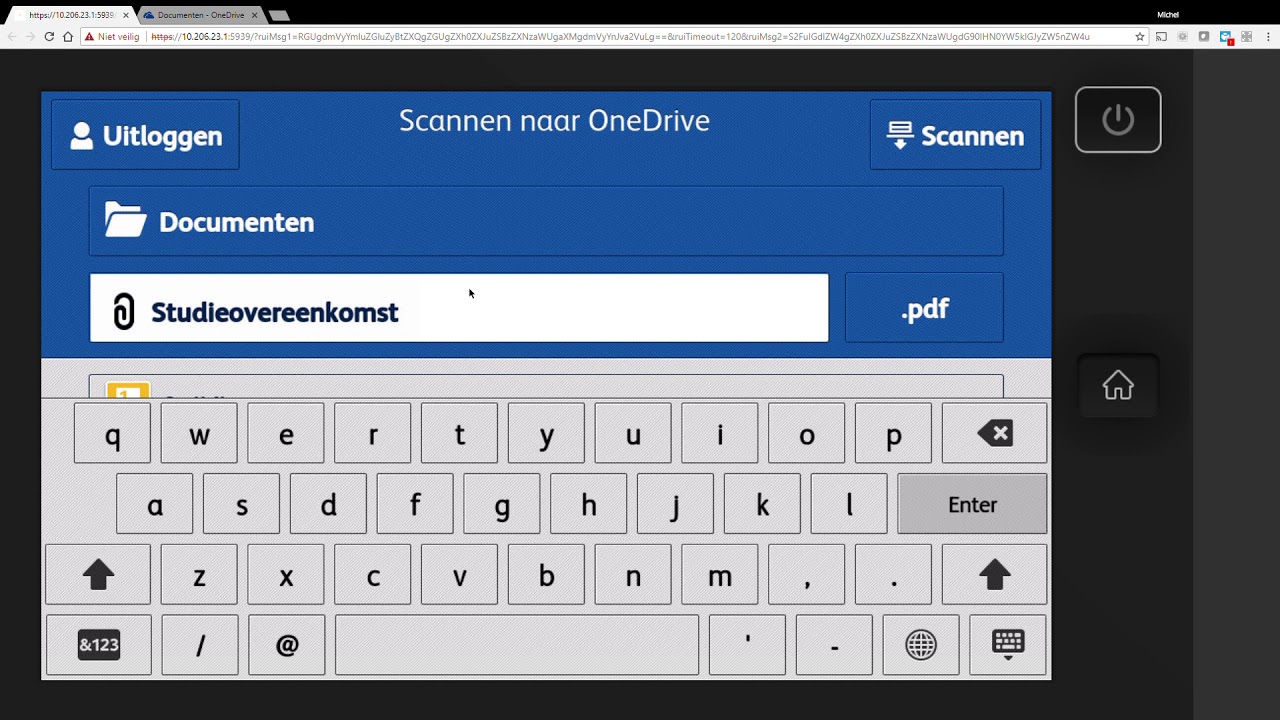 Xerox ConnectKey Scan to OneDrive - YouTube
