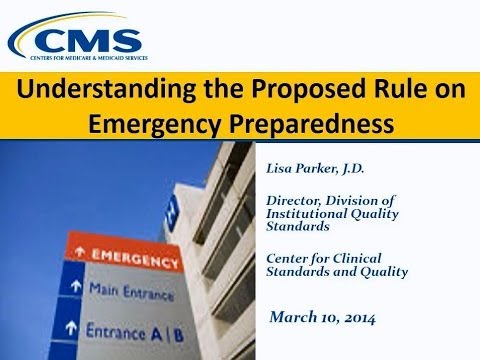 Understanding the Proposed Rule on Emergency Preparedness - YouTube