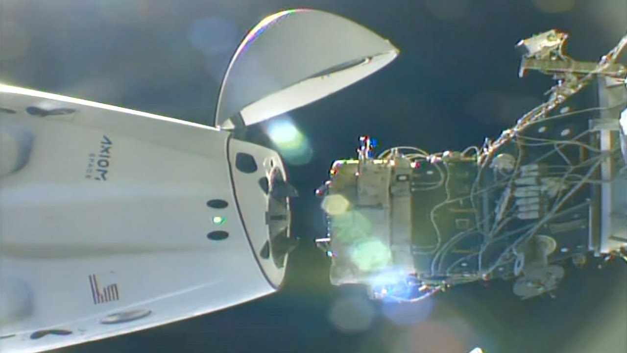 Coverage of the Undocking of the Axiom 3 Crew NASA+ - YouTube