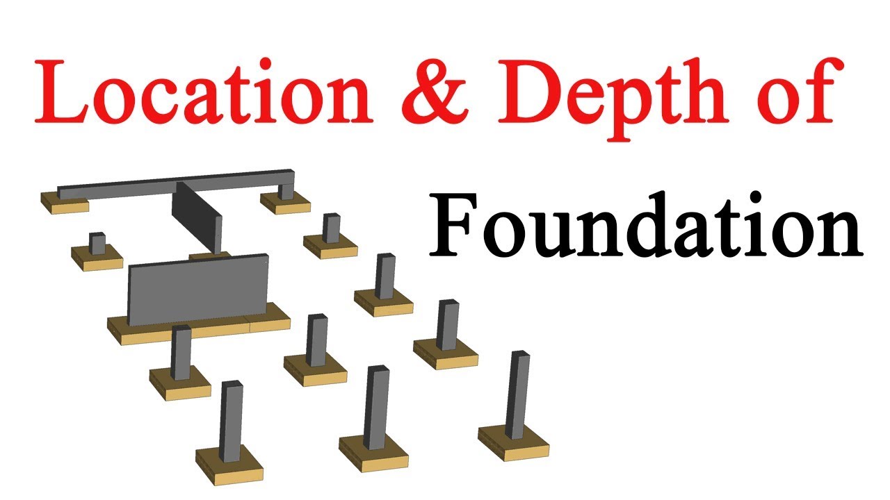 location and depth of foundation - YouTube