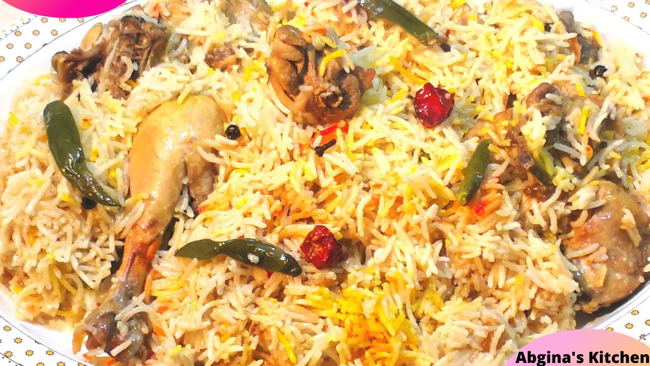 Chicken Pulao Recipe - White Chicken Pulao - Pakistani Chicken Pulao ...