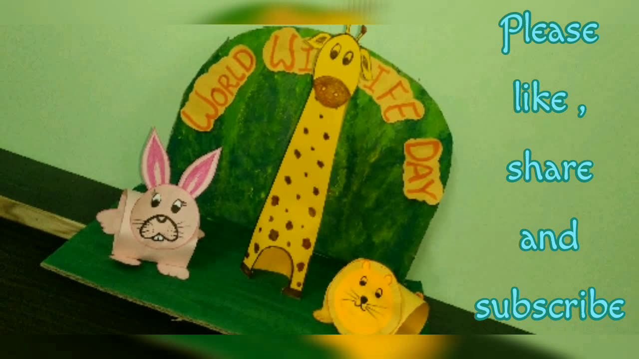 DIY Activity On World Wildlife Day Model On World Wildlife Day YouTube diy-activity-on-world-wildlife-day-model-on-world-wildlife-day-youtube