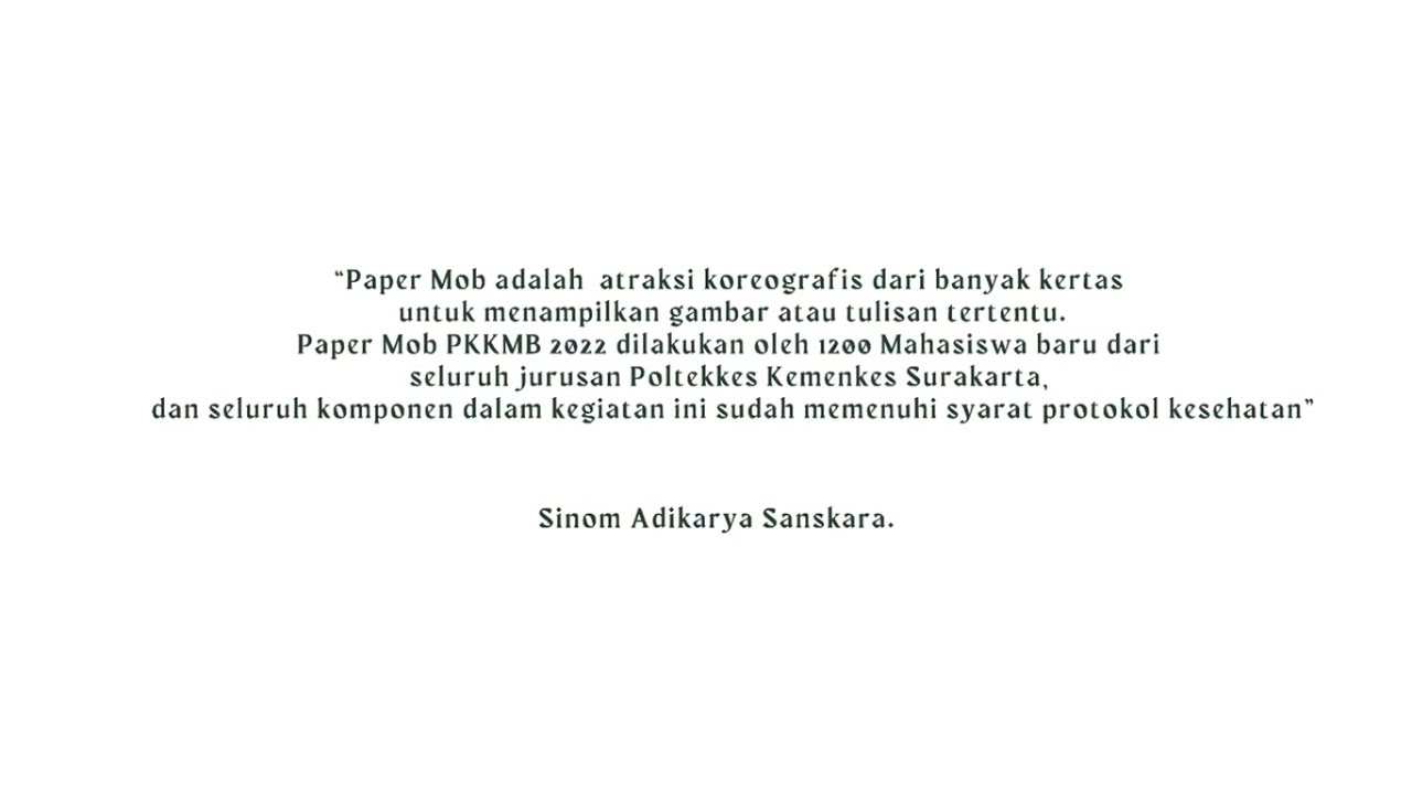 PAPERMOB PKKMB POLKESTA 2022 - YouTube